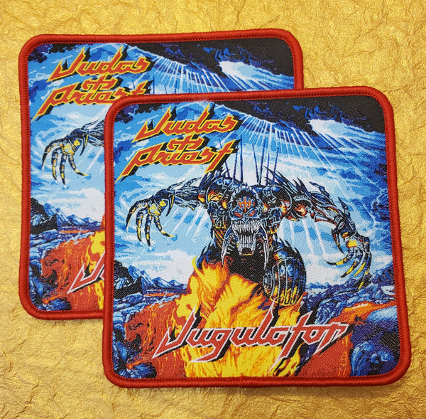 PRIEST "Jugulator" Patch (red border) – Patch Master Productions