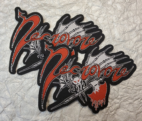 NECROVORE "Logo Die Cut" patch – Patch Master Productions